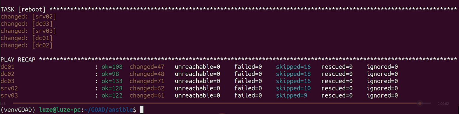 域渗透靶场 - Game Of Active Directory 搭建记录